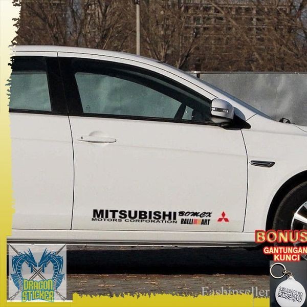 TERMURAH sticker mitsubishi sticker mobil mitsubishi sticker ralliart ...