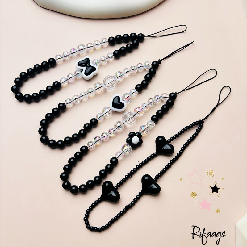 HP GANTUNGAN Black Edition bracelet cell Phone hanger / aesthetic cell ...