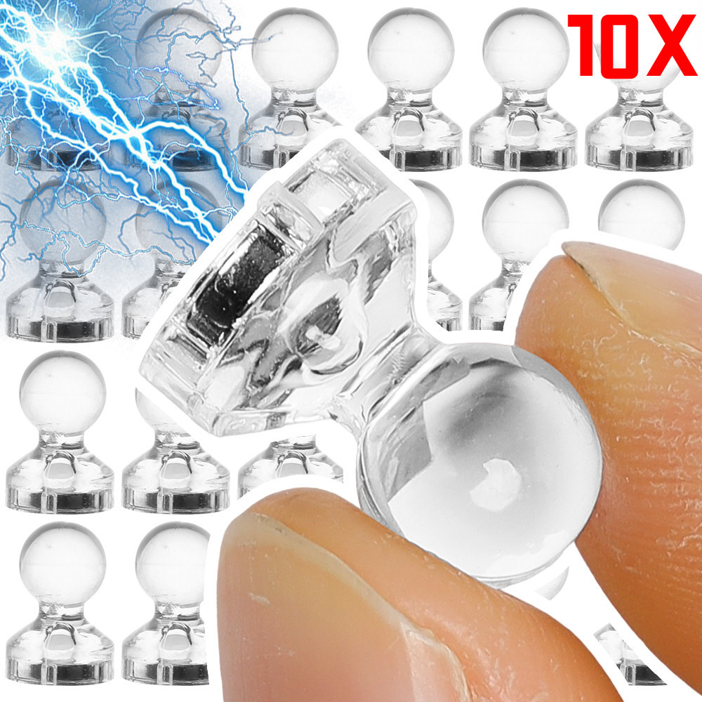 INS Style Transparent Magnetic Thumbtack Sucker/Strong Magnet Neodymium ...