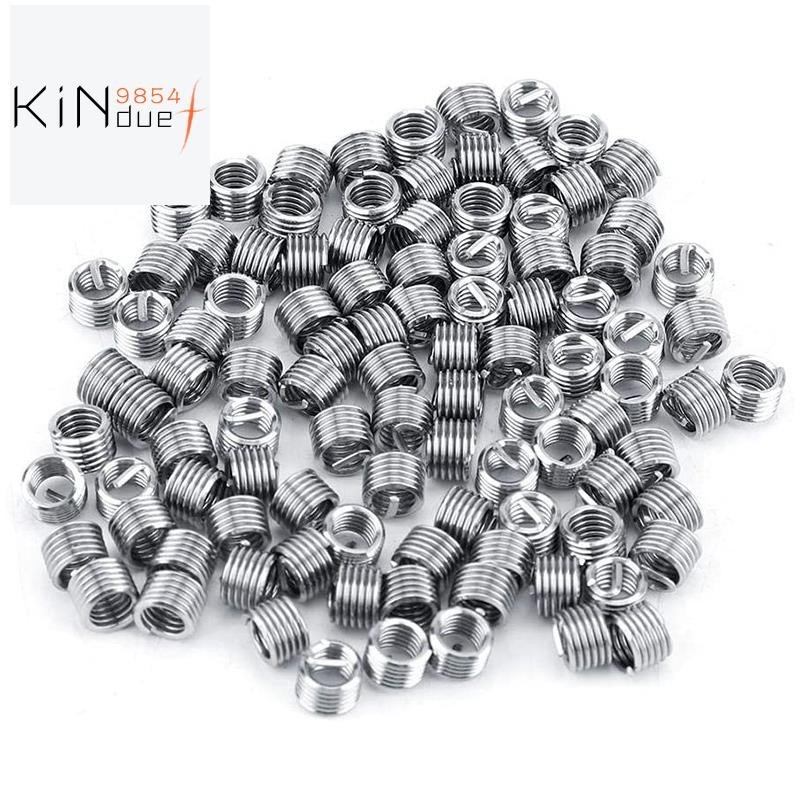 100Pcs Wire Insert Thread, Heli Coil Thread Repair Stainless Steel ...