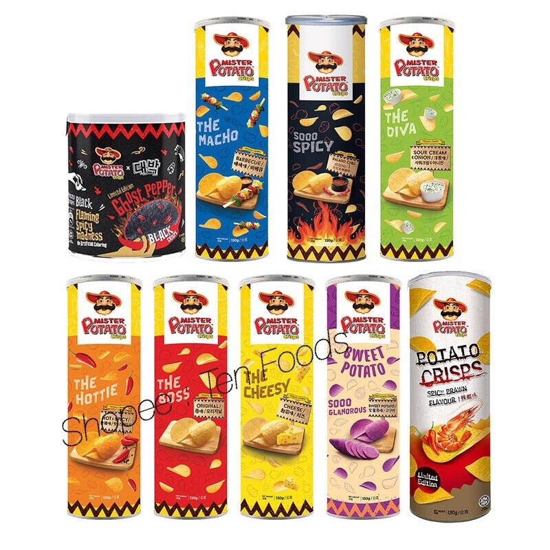 Mister Potato Tube Potato Snack / Snack / Shrimp Bim - Hot Trends Snack ...