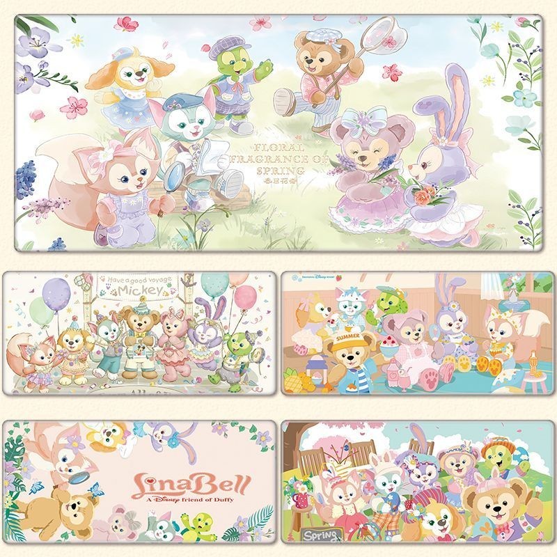 2024 New Style Duffy Family Mouse Pad Oversized Girl Cute Cartoon ...