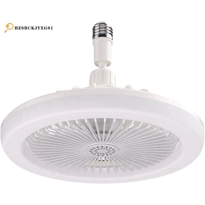 E27 Ceiling Fan with Lights,Enclosed Low Fan Light,Hidden Electric Fan ...