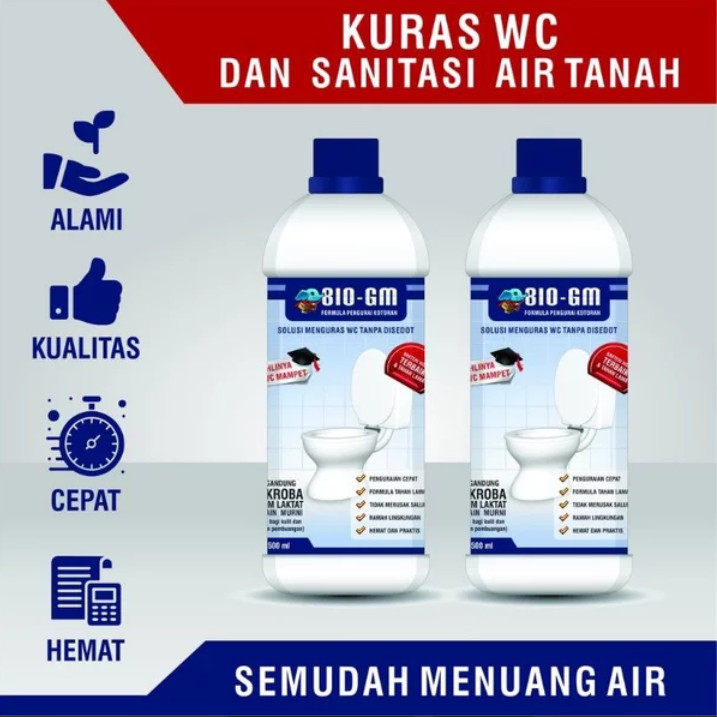 Sapiteng Toilet Toilet Cleaning Liquid Anti-Clog Liquid Septic Tank ...