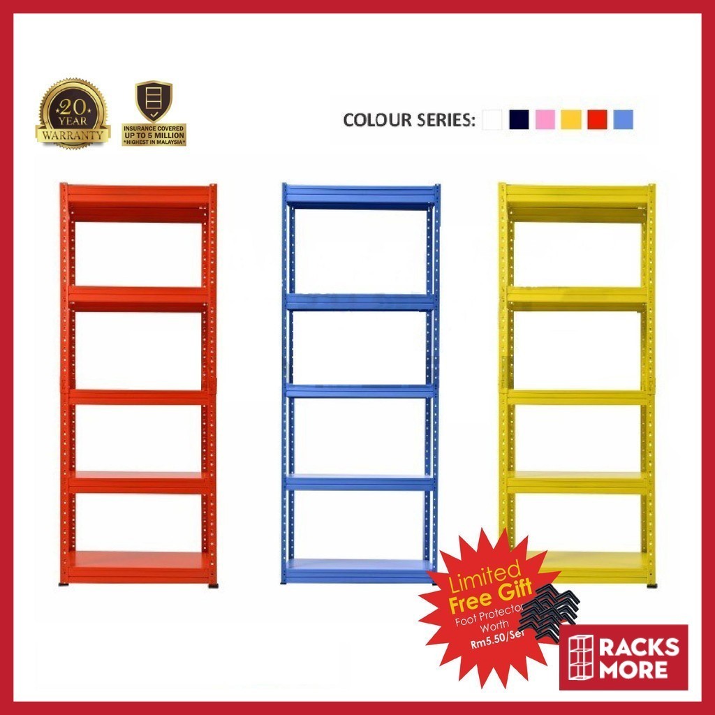 [High Quality] Boltless Rack Piccolo Color Rack Storage Rak Dapur Rak ...