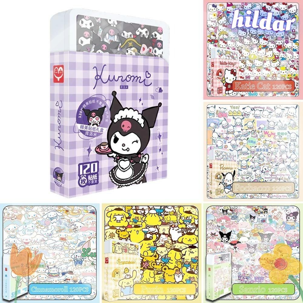 HILDAR Kuromi Stickers, Paper Attractive Cartoon Stickers, Light Weight ...