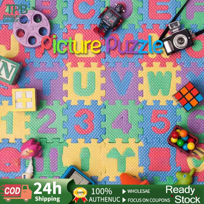 36Pcs Alphabet Numbers EVA Play Mat Baby Room ABC Foam Puzzle crawling ...