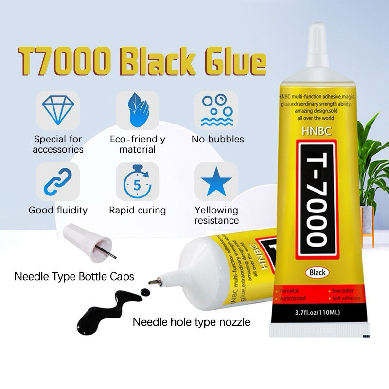 T7000 T8000 Glue Multi Purpose Adhesive Glue Mobile Phone Screen LCD Repair Black Glue Crystal ...
