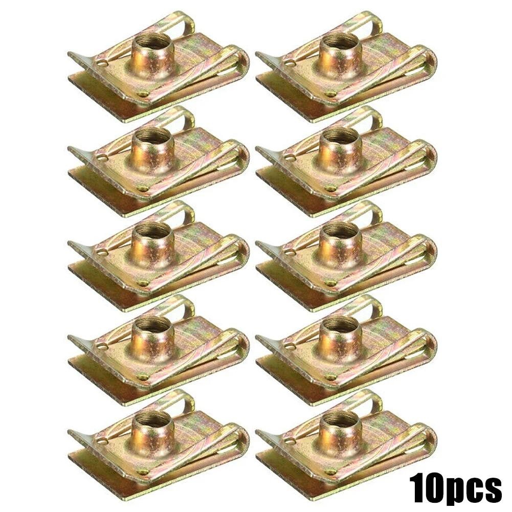 10x M6 6mm Sportbike Fairing Spire Speed Clips Clamp Fastener Screw ...