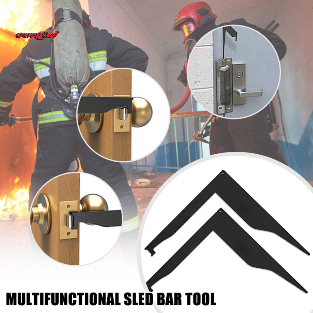 SUN_ Swipe Tool Bar Firefighter Tool Portable L-shaped Firefighter Tool ...