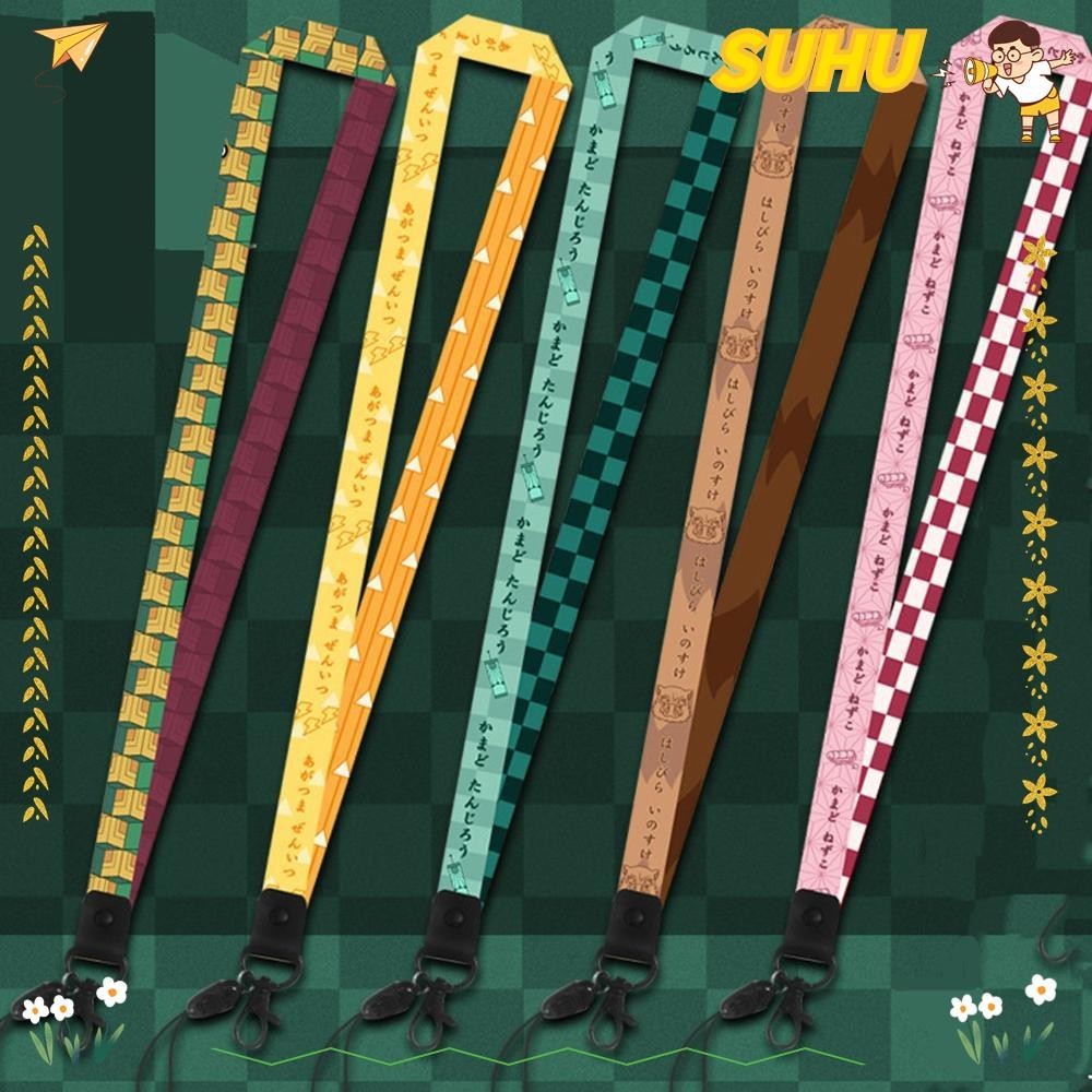SUHU Demon Slayer Hanging Men Neck Strap Lanyard ID Card Holder Kimetsu ...