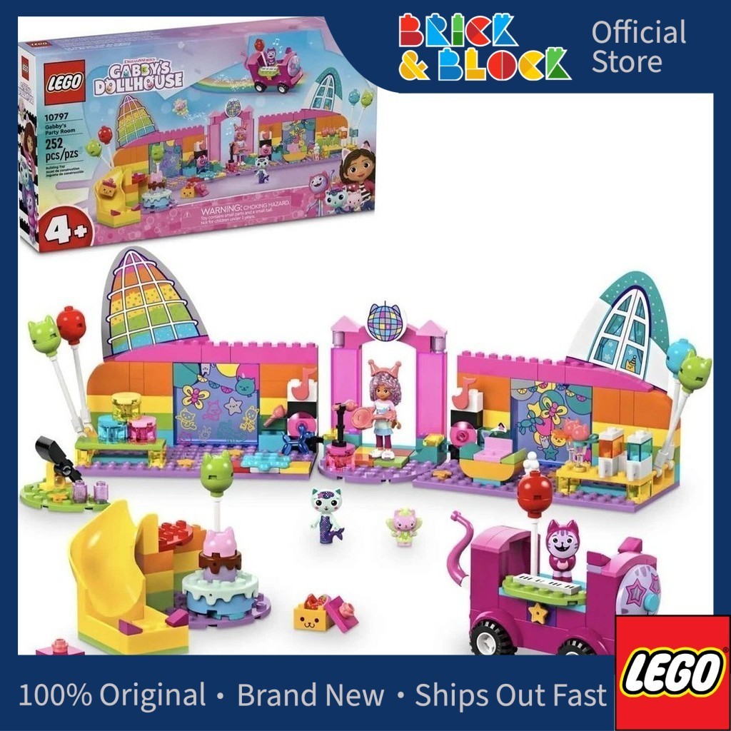 LEGO 10797 Gabby's Party Room | LEGO Gabby's Dollhouse | Shopee Malaysia