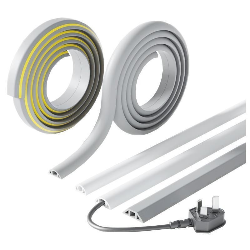 Soft Ground Wiring Groove Wire Management Groove PVC Soft Rubber Wire ...