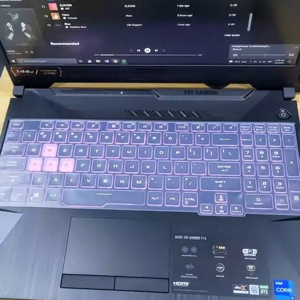 Keyboard Protector for Asus TUF Gaming A15 A17 F15 F17 FX506 FA506 FX507 FA507 15 inch Silicone ...