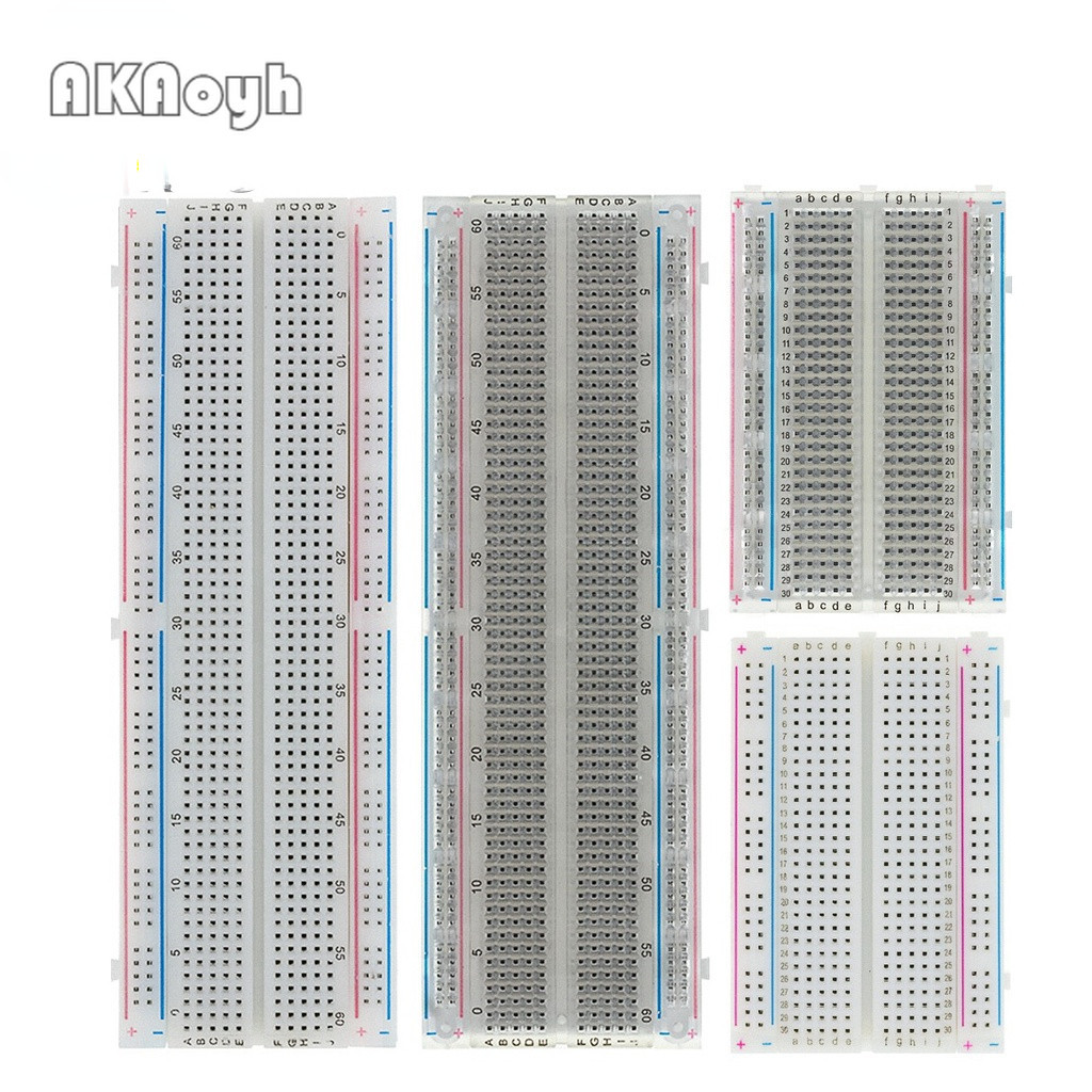 MB102 Solderless Breadboard Mini Breadboard for Arduino 400 830 holes ...