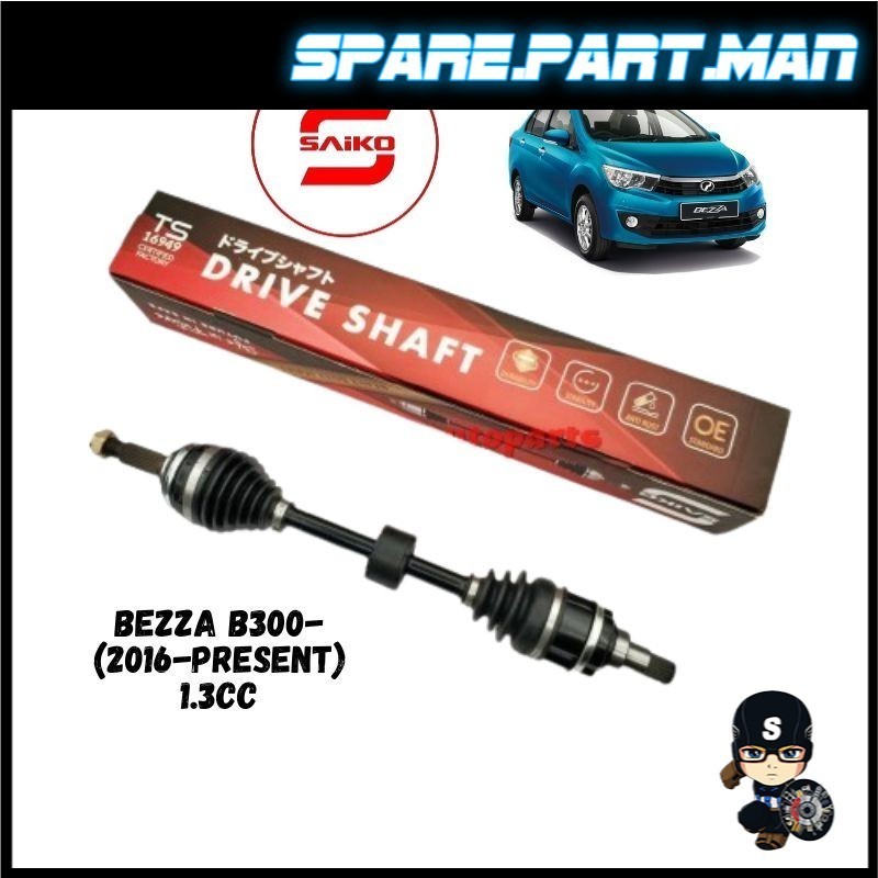 DRIVE SHAFT FOR PERODUA BEZZA 1.3 AT MT LH SHORT LEFT SHORT SPM ...