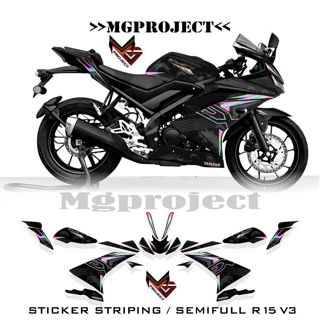 R15 v3 sku 17, striping yamaha r15 v3 Graphics | Shopee Malaysia