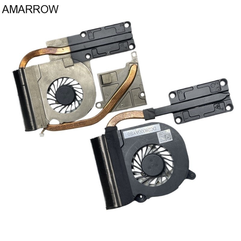 Laptop CPU Cooler Fan for Dell 5520 5525 7520 Heatsink Cooling Brass ...