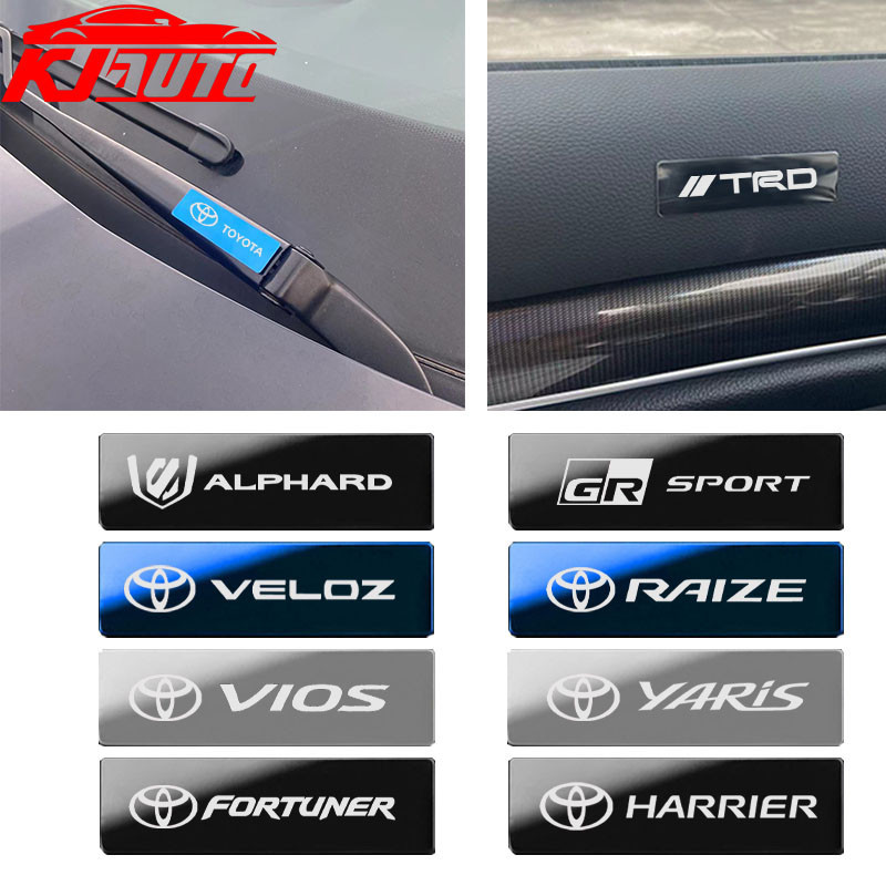 4pcs Car Body Fender Side Metal Emblem Sticker Auto Window Decorative ...