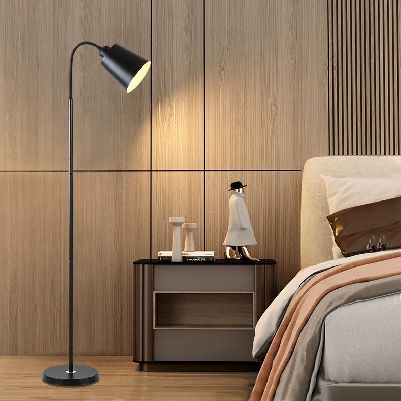 Lico Floor Lamp Bedside Head Ikea Foldable With Three-Color Bulb There ...