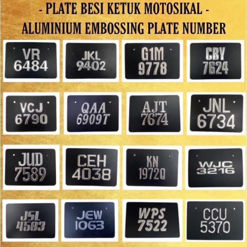 PLATE BESI KETUK MOTOR / PLATE ALUMINIUM PUNCH / PLATE PRESS / PLATE ...