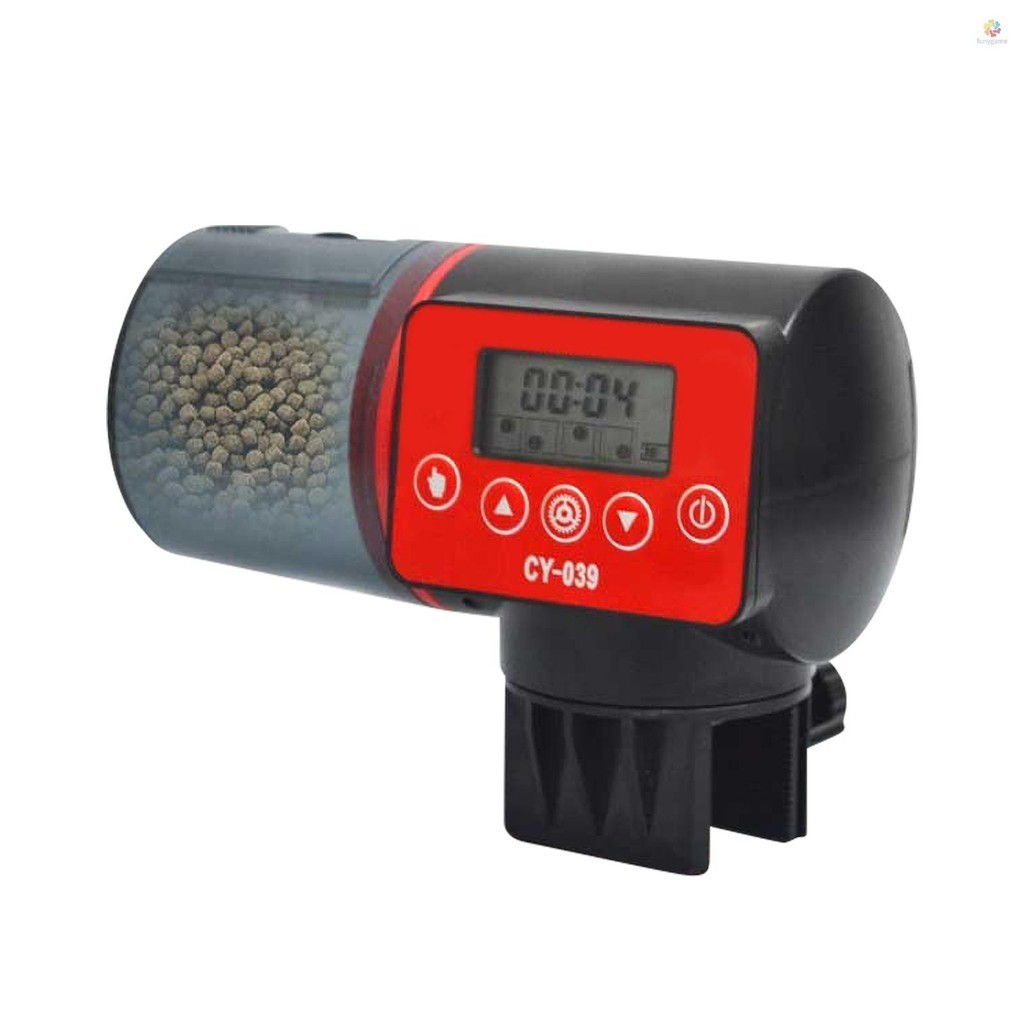 Digital Aquarium Automatic Fish Feeder Fish Tank Timer Feeder 4 Groups ...