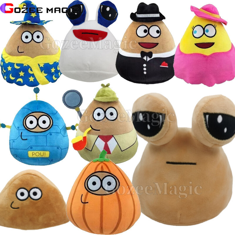 Hot Game My Pet Alien Pou Plush Toy Furdiburb Emotion Plushie Stuffed ...