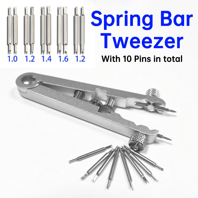 Watch Strap Spring Bar Tweezer Remove Tools Steel V-shaped Watch Band ...