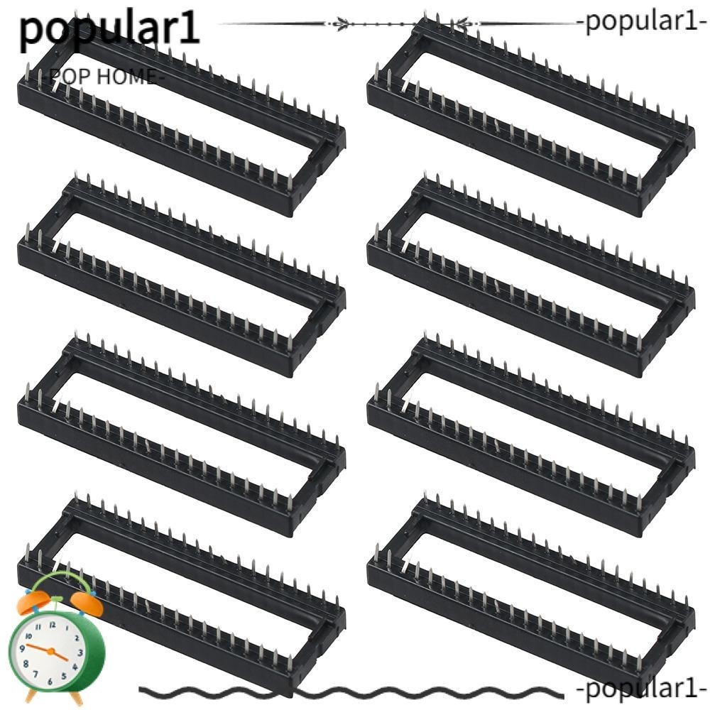 POP 8pcs DIP IC Chip Socket Adaptor, 2.54mm Pitch 15mm Row Pitch Socket ...