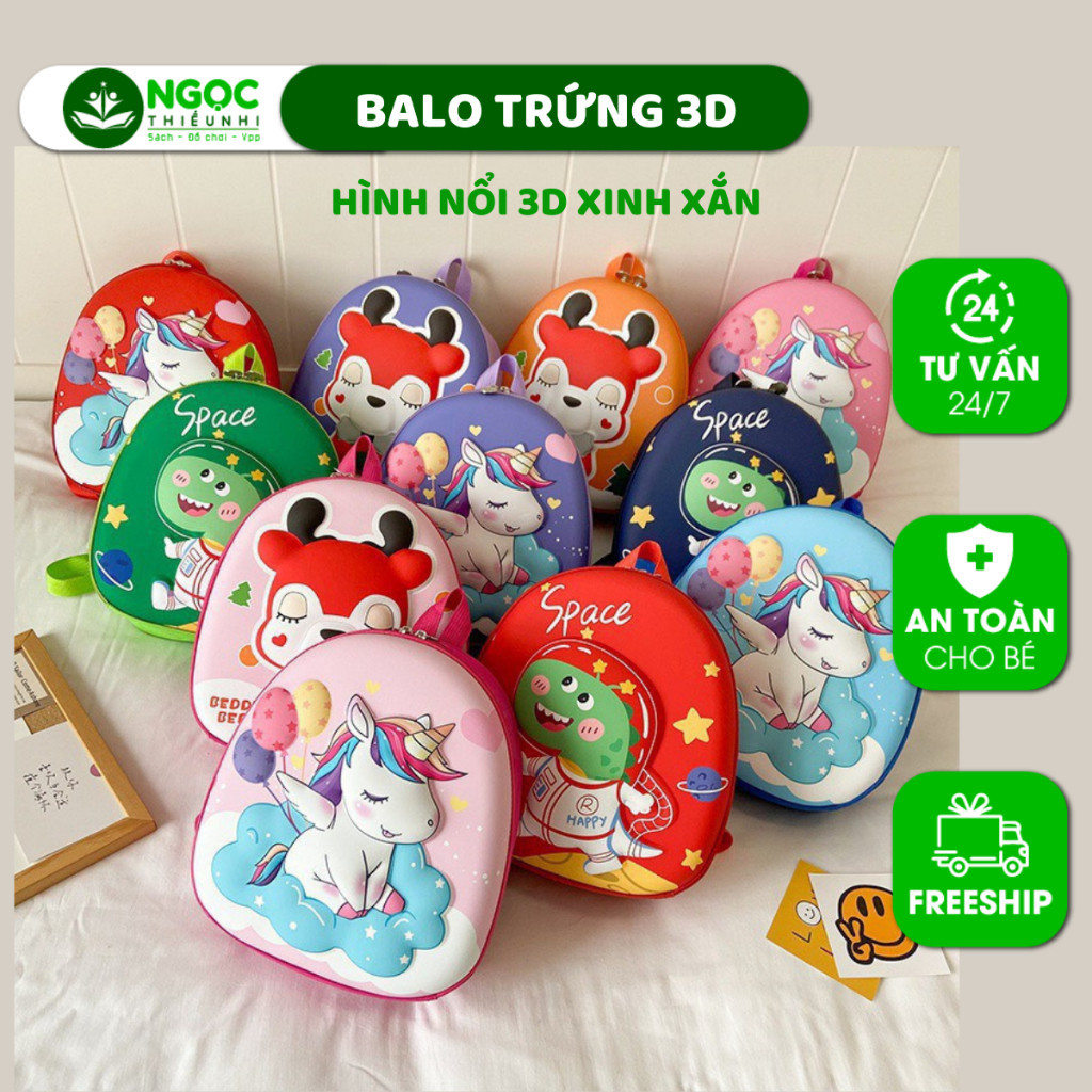 Pony 3D Backpack, Super Light Premium Dinosaur For Kids To Go To ...