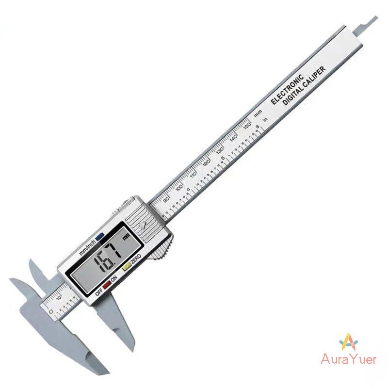 [AuraYuer] 0-150mm Electronic Digital Display Vernier Caliper Carbon ...