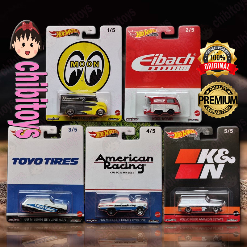 Hot Wheels Premium Pop Culture DLB45 V Kool Kombi Eibach Mooneyes Toyo ...
