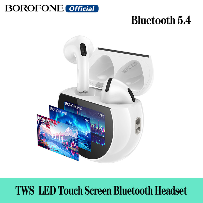 BOROFONE BW87 TWS True Wireless Headset BT5.4 LED Intelligent Touch ...