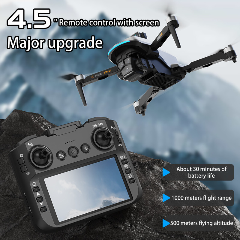 Ae8evo Drone Screen Display Remote Control 4K Dual-Shot Aerial Shooting ...