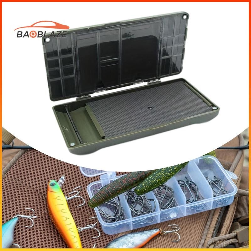 [BaoblazeMY] Rig Box Streamer Flies Container Lightweight PVC Fishing ...