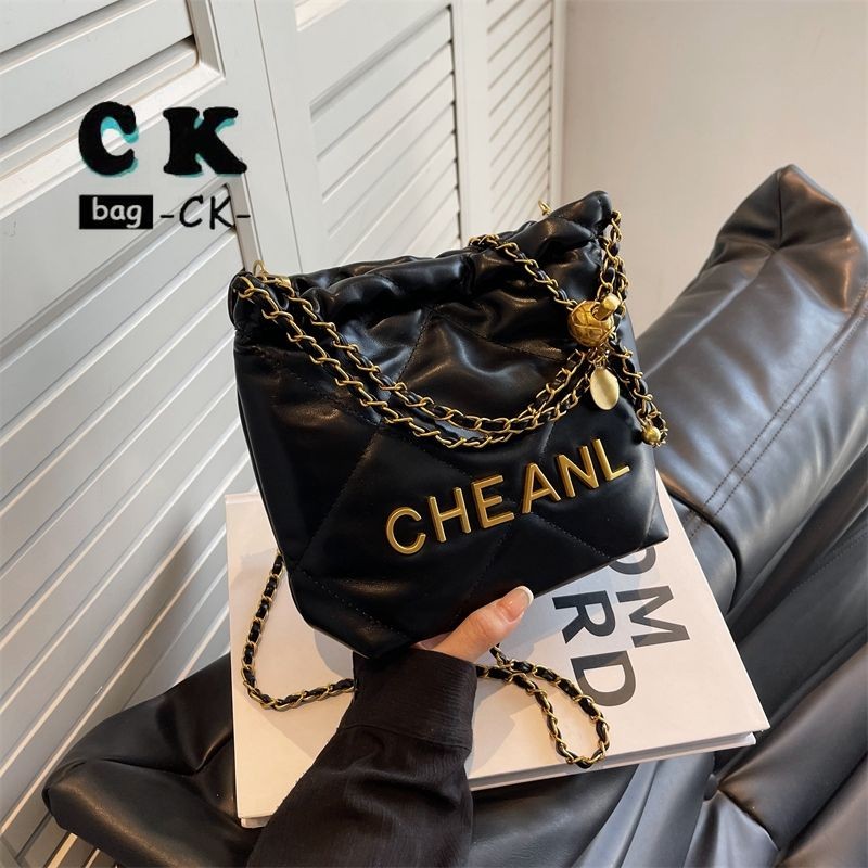 Cuvea KORRESfrench styleRhombus Chain Female Bag 2024 Spring Summer ...