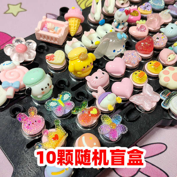 keycaps [Mystery Box] 10 Round Caps Random Luminous Round Keycaps Dot ...