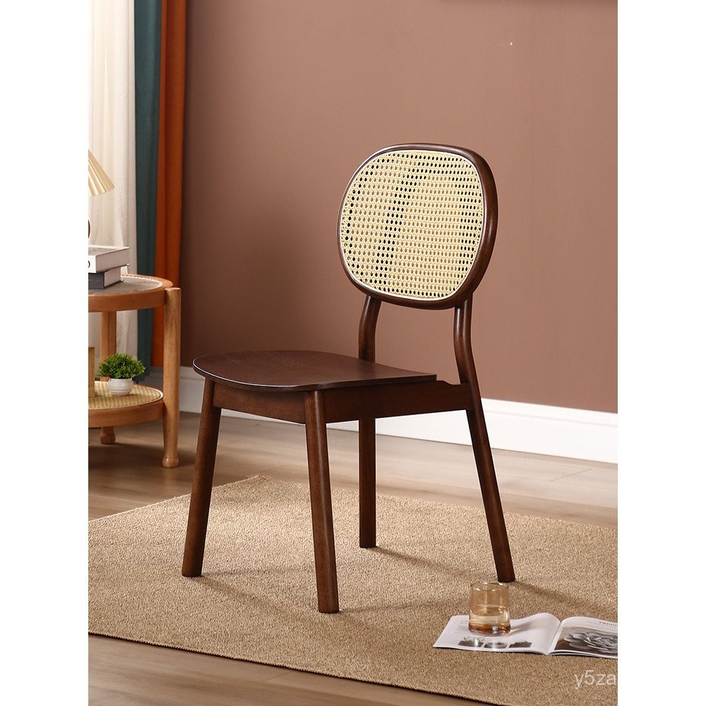 Kerusi Kipas Palm Anyaman Rotan Vintage Nordic Rumah Gaya Wabi-Sabi ...