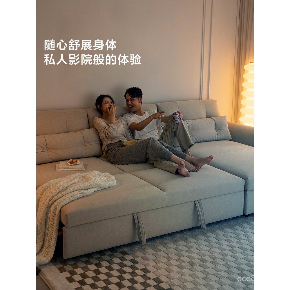 Rumah Lin's Moden Fabrik Dwi Guna Mudah Katil Sofa Dalam Besar Ruang ...