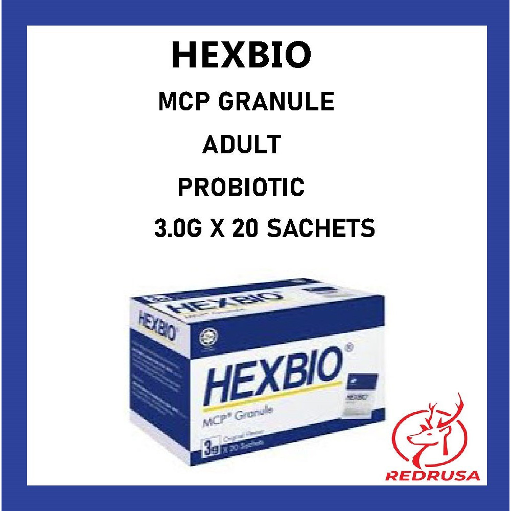 Hexbio MCP Granule Adult probiotic sachets 3.0Gx20 | Shopee Malaysia