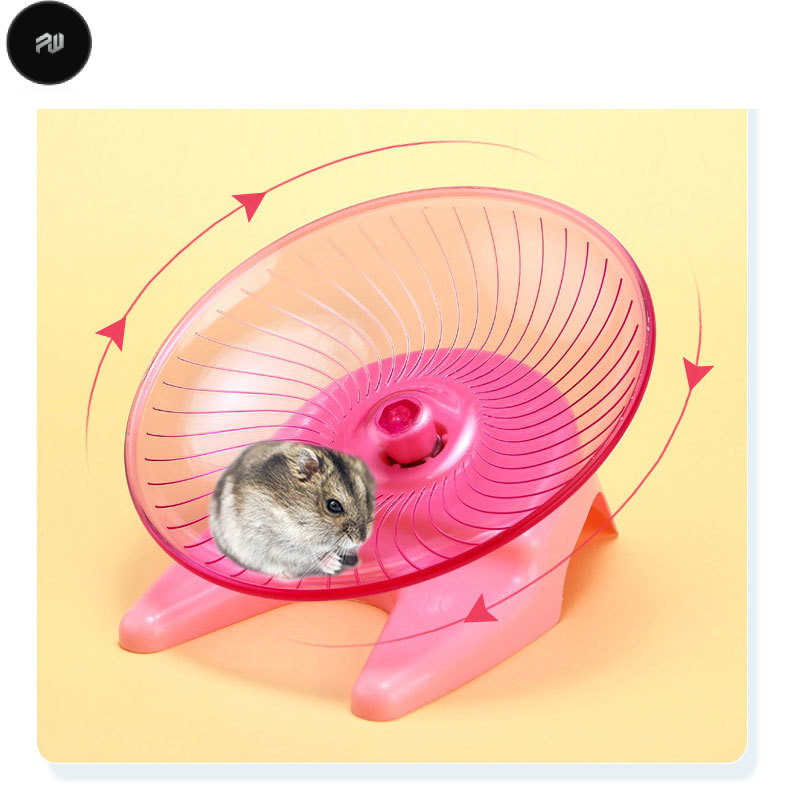 PW Hamster Flying Saucer Wheel/ Running Disc Wheel/ Hamster Wheel 18 CM ...