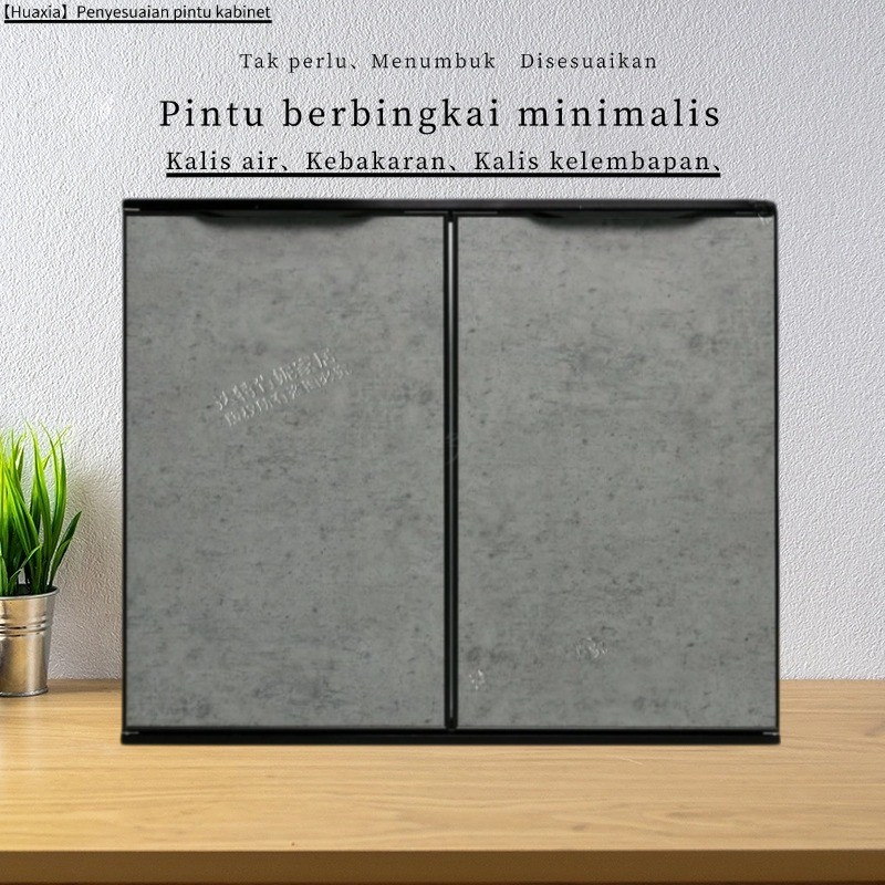 [Huaxia] Customized Simple Honeycomb Aluminum Kitchen Door Cabinet ...