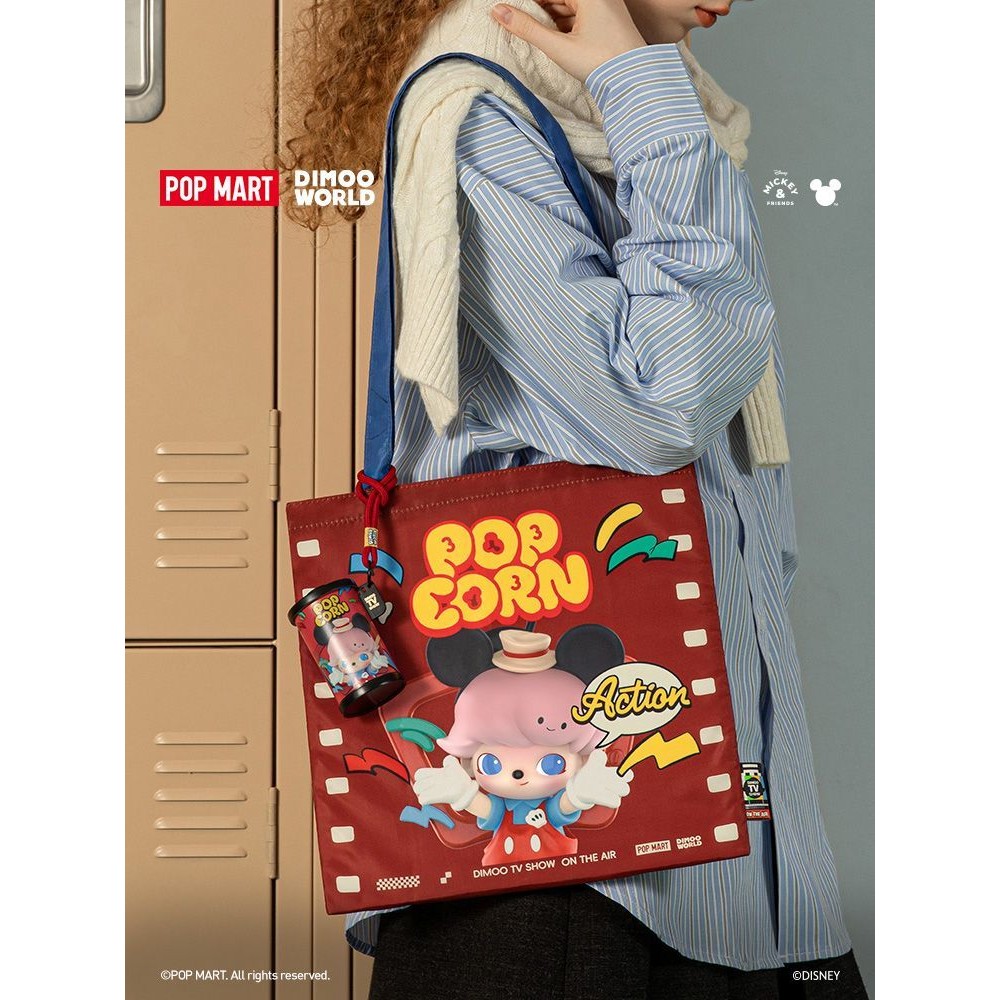 Popmart DIMOO WORLD x Disney Series-Storage Bag Mystery Box Canvas Bag ...