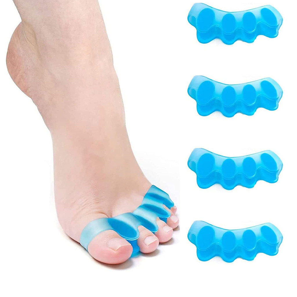 1Pair Silicone Toe Separator Spreader Correction Bunion Hallux Valgus ...