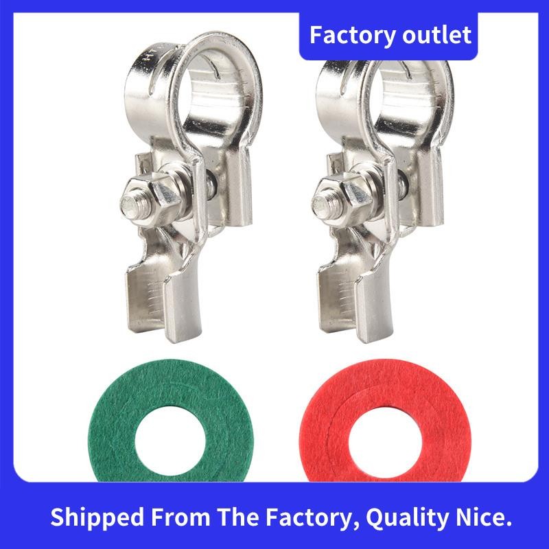 1 Pair Battery Terminals Connectors Clamps Copper Battery Terminal Kit ...