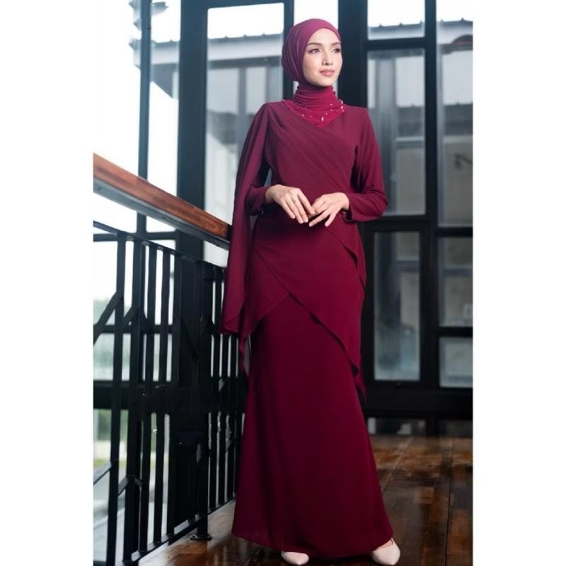 BAJU KURUNG NORLIZA IRON-LESS CEY | Shopee Malaysia