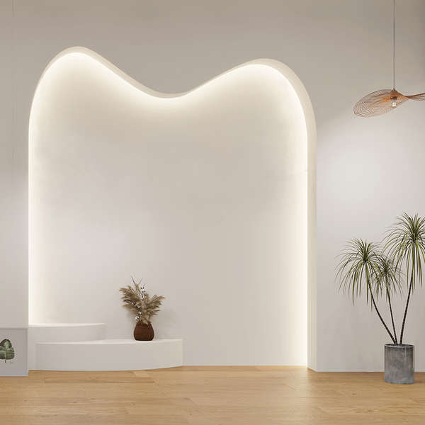 arch wallpaper Dinding latar belakang bilik siaran langsung mewah baru ...