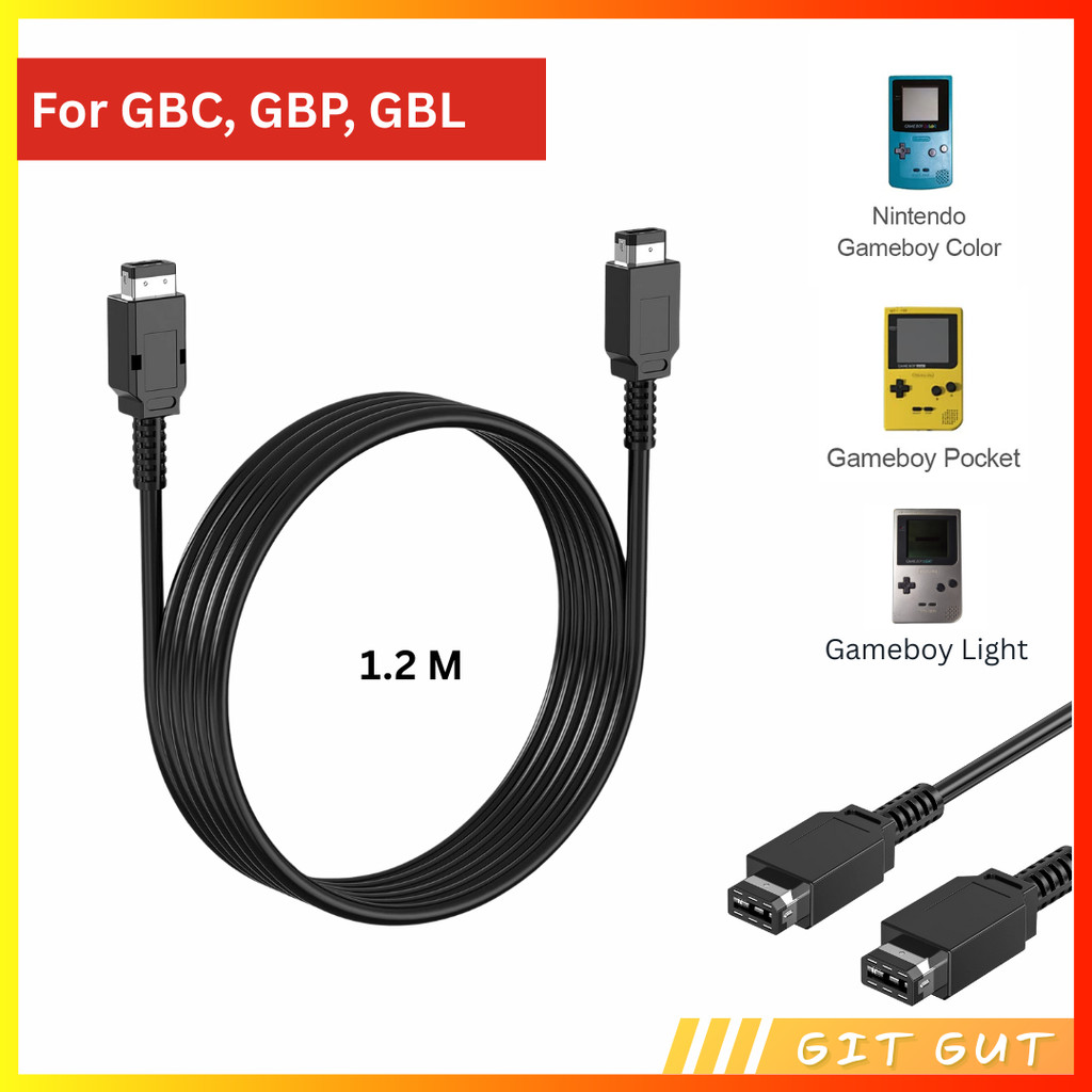 Gameboy Game Boy GBC GBP GBL Link Cable 2 Player Connect Cable | Shopee ...