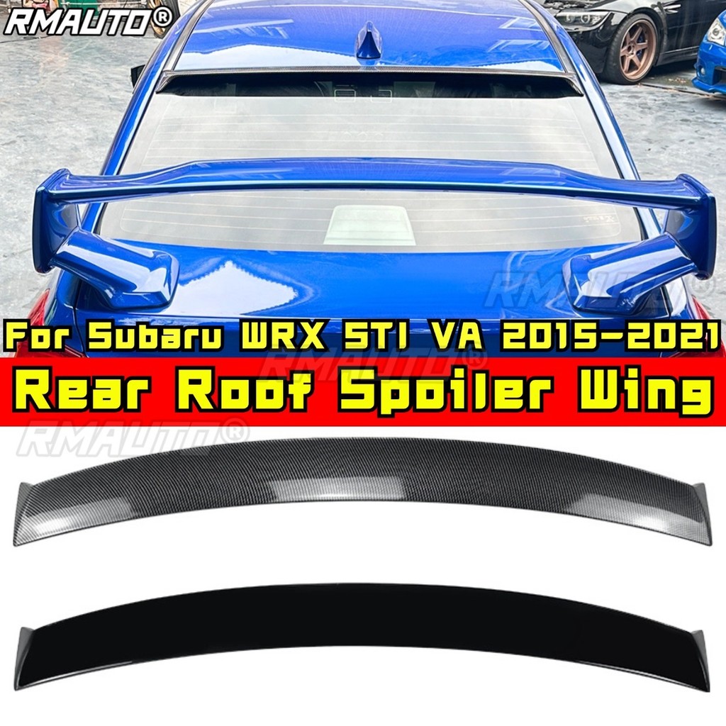 For Subaru WRX STI VA 2015-2021 Body Kit Rear Roof Spoiler Rear Roof ...