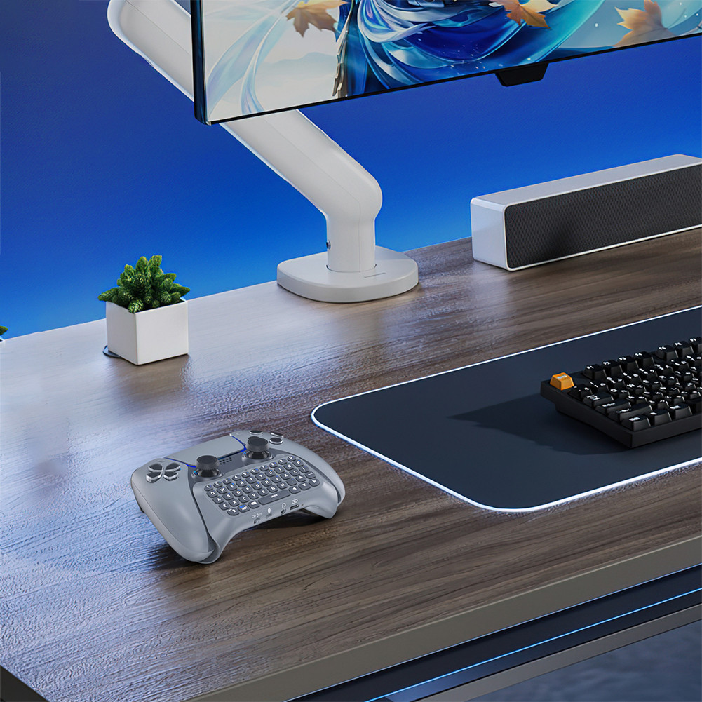 For PS5 Wireless Controller Keyboard Bluetooth-Compatible Controller ...